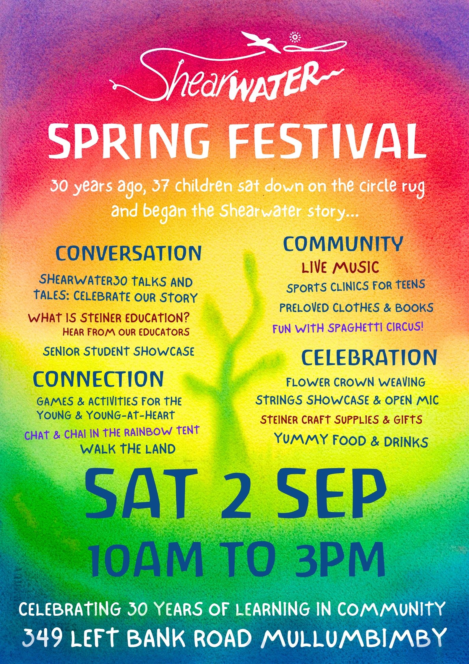 SPRING FESTIVAL – Shearwater, the Mullumbimby Steiner School